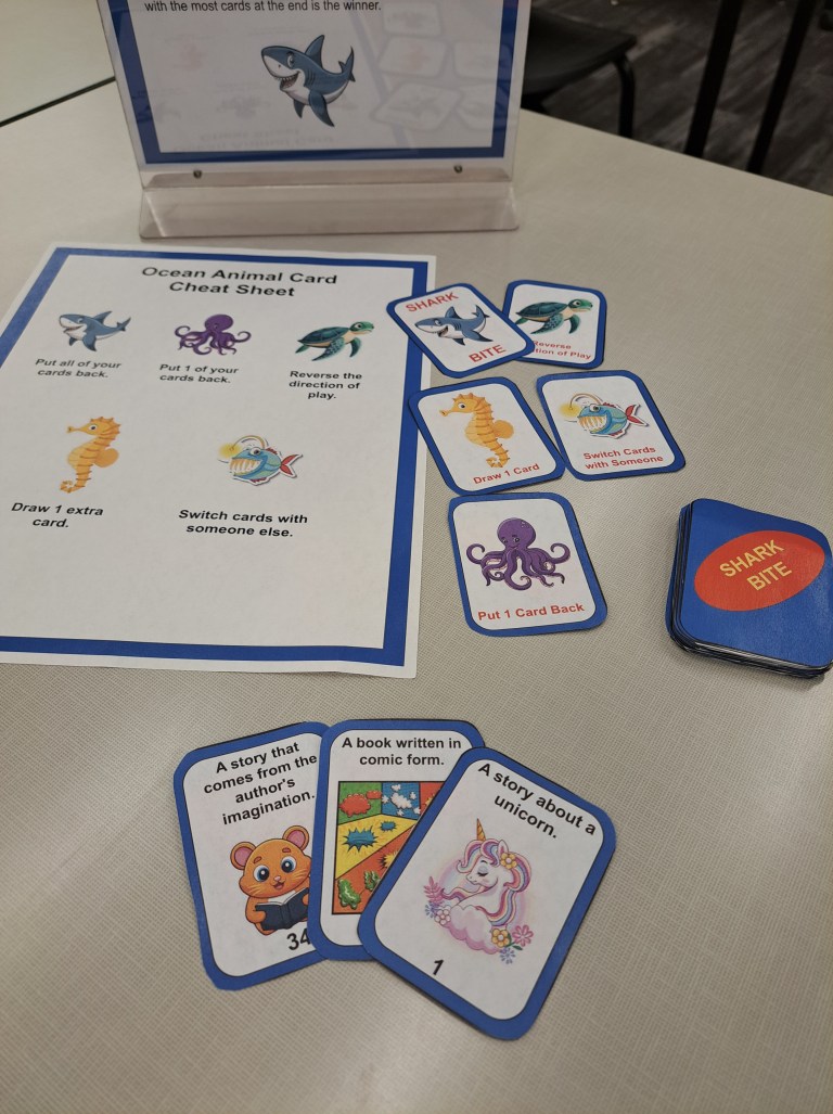 How to Play Shark Bite! A Library Centers Game – Tech Fun In The Library