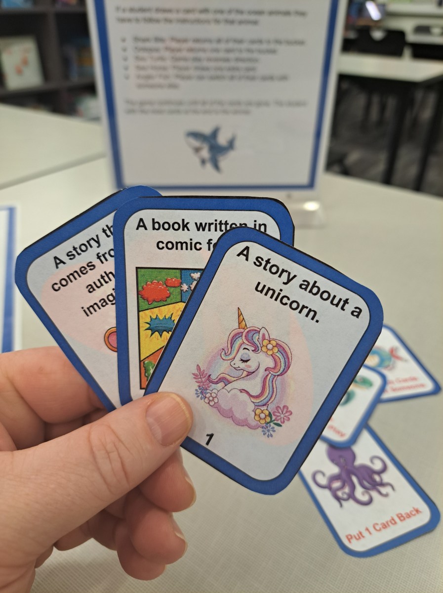 How to Play Shark Bite! A Library Centers Game – Tech Fun In The Library