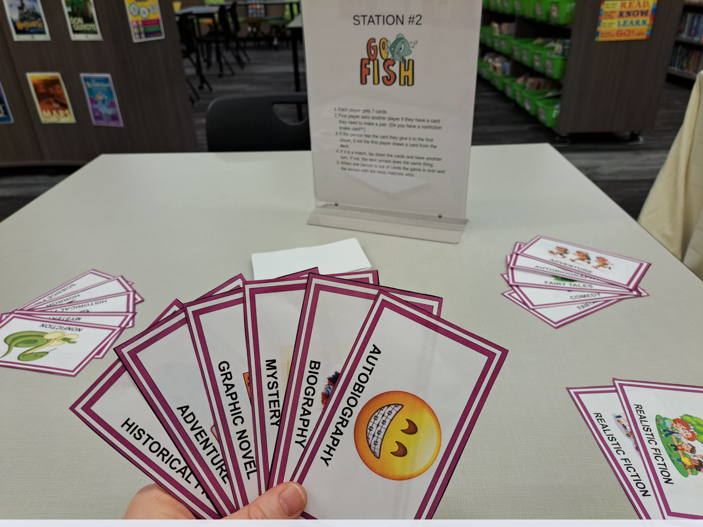 Go Fish! Library Centers Game – Tech Fun In The Library