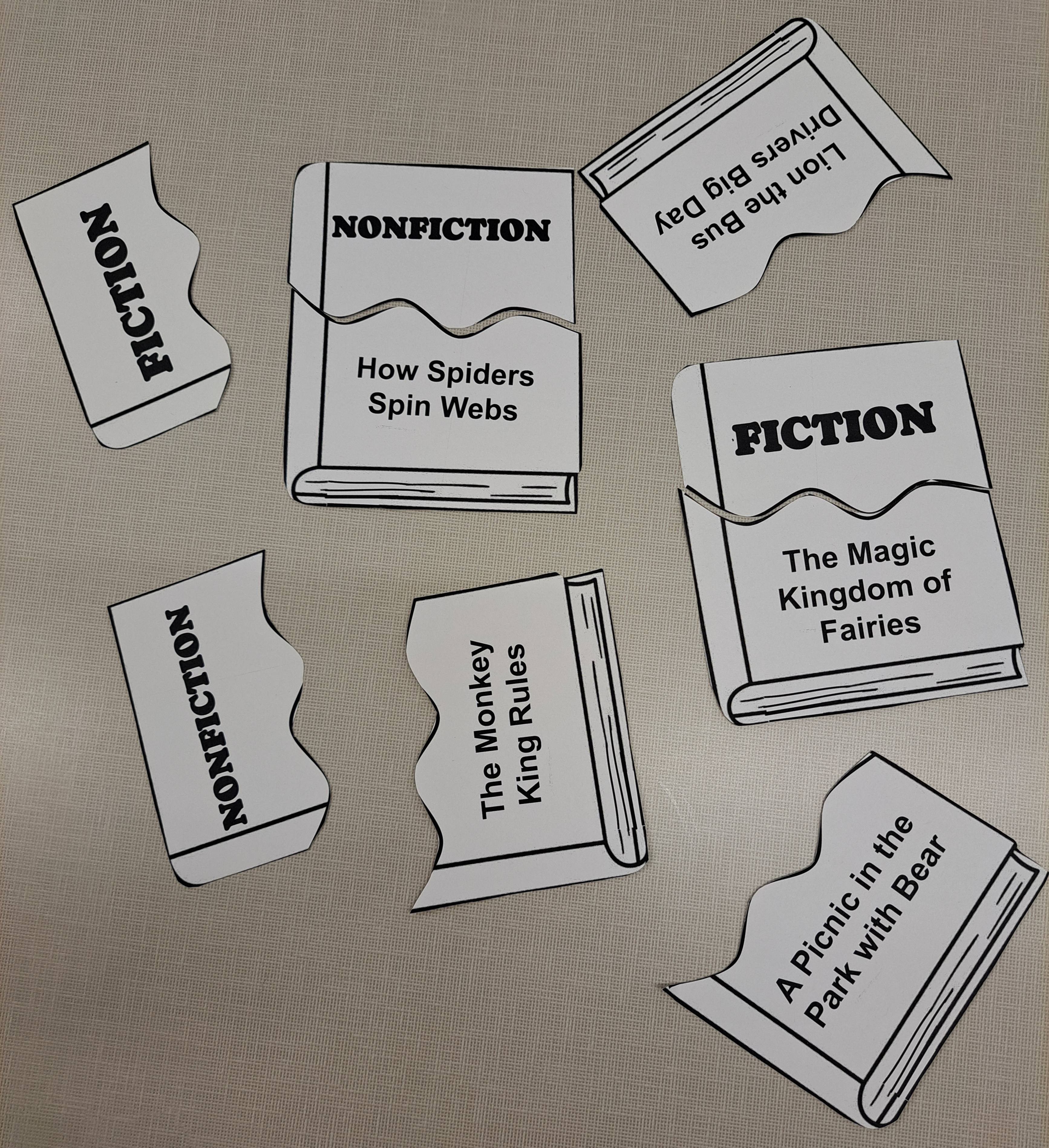 Book Genre Matching Games for Library Centers – Tech Fun In The Library