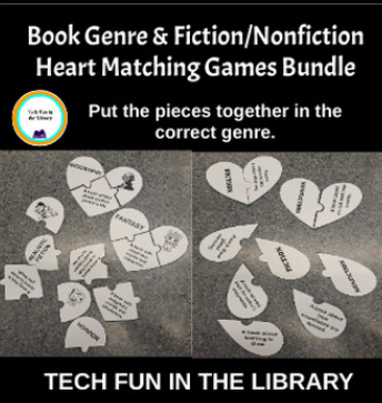 Book Genre Matching Games for Library Centers – Tech Fun In The Library