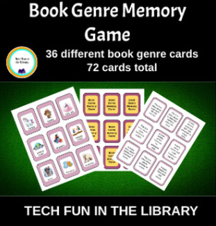 Book Genre Matching Games for Library Centers – Tech Fun In The Library