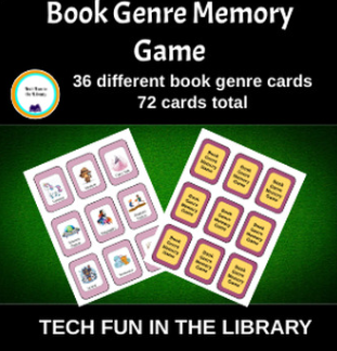 Book Genre Matching Games for Library Centers – Tech Fun In The Library