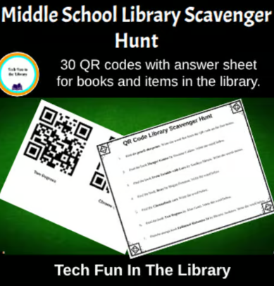 Library Scavenger Hunt with Middle Schoolers – Tech Fun In The Library